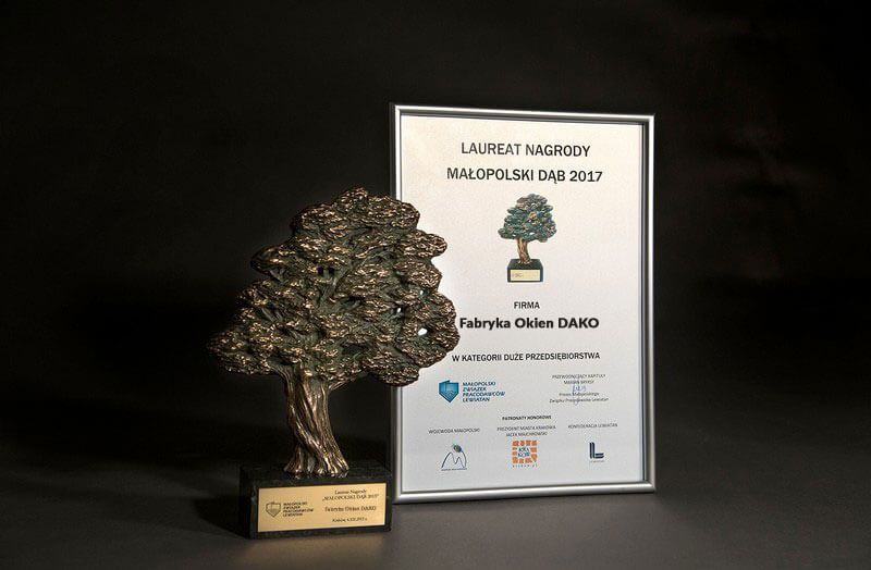 DAKO z nagrodą „Małopolski Dąb 2017”! | Aktualności DAKO