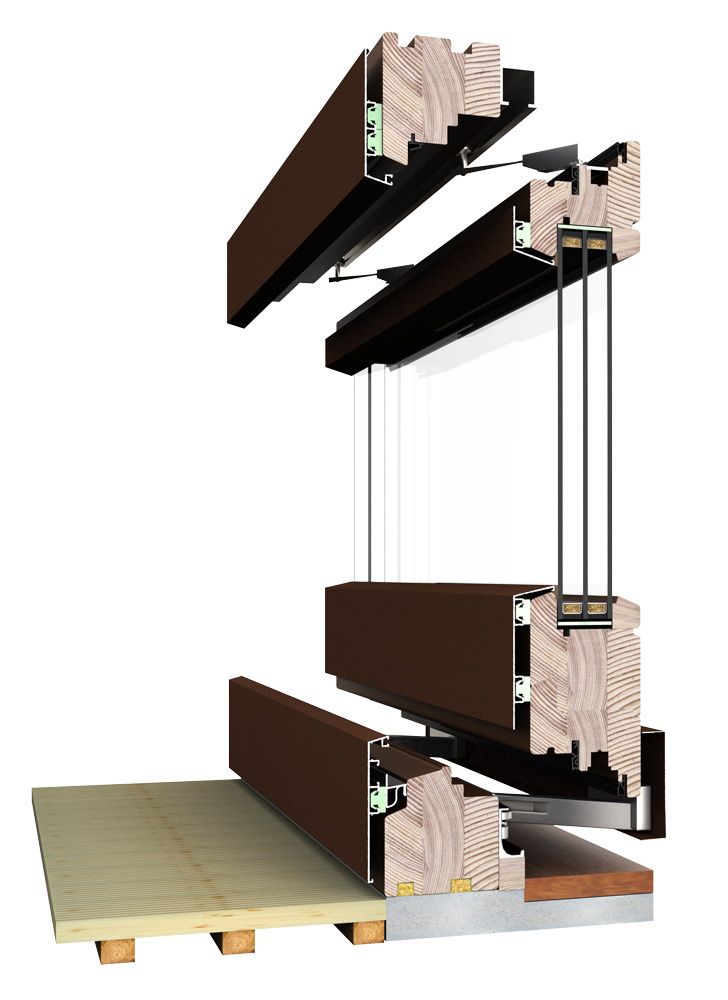 HKS wood tilt and slide patio doors | DAKO UK Ireland manufacturer ...