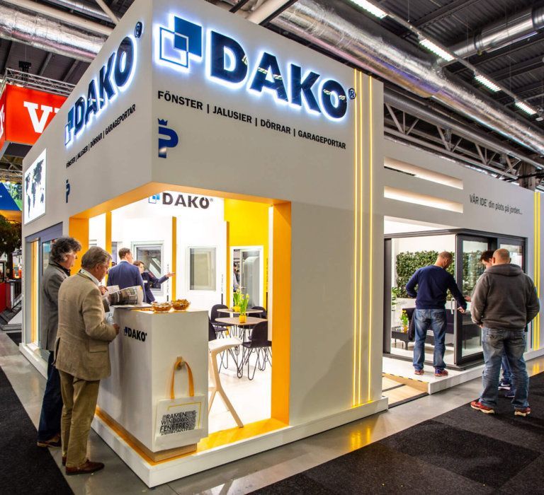 DAKO på NORDBYGGmässan i Sverige
