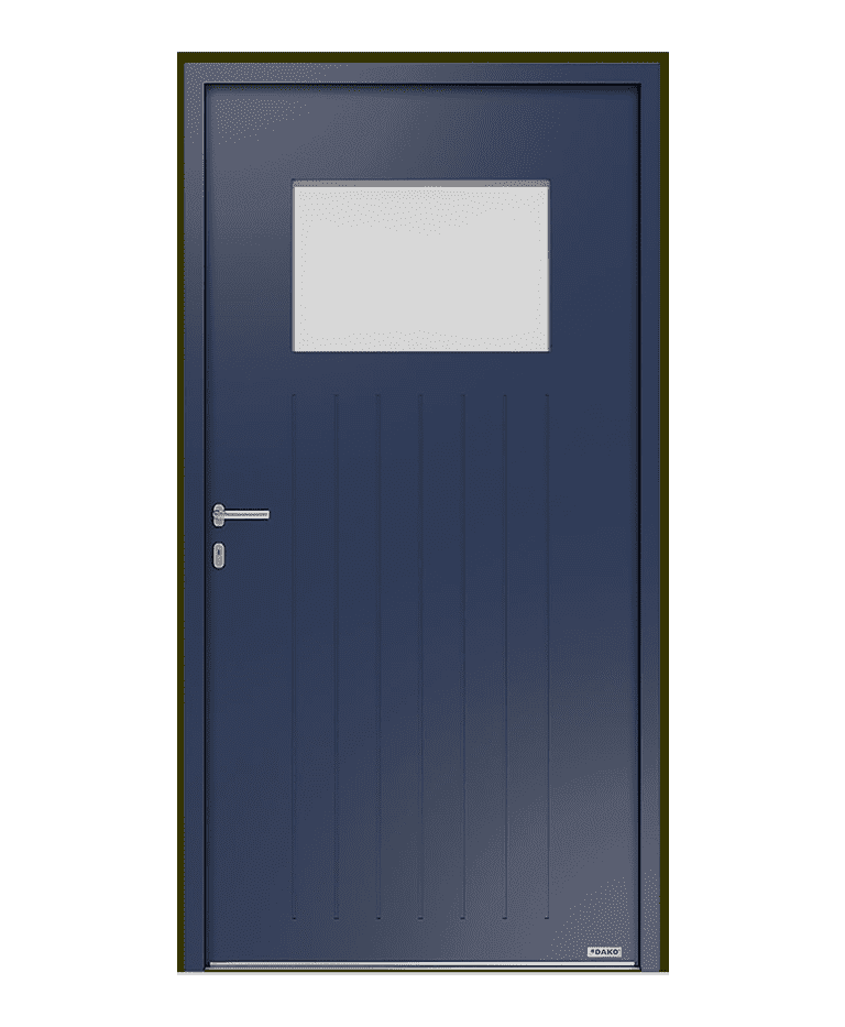 Płytowe drzwi drewniano - aluminiowe do domu | producent DAKO