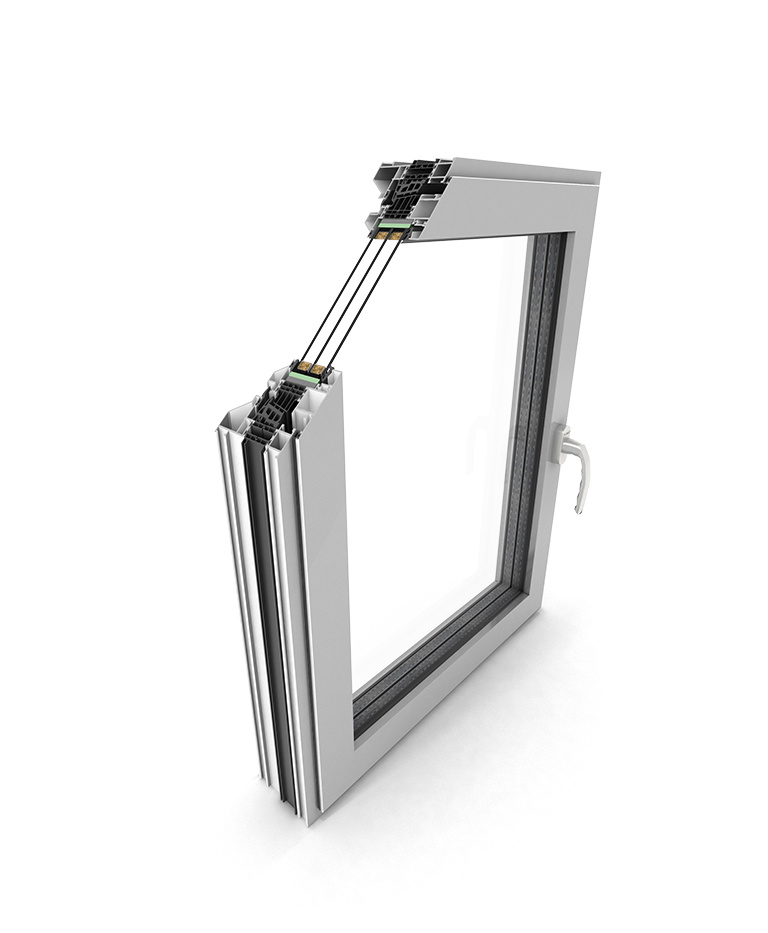 Hliníková okna: série DA-FerroLine